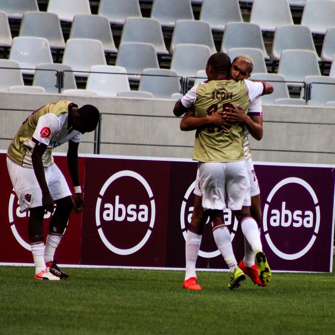 Celebrating @ryan__moon goal against @bloemceltic_sa #stellenboschfc # ...