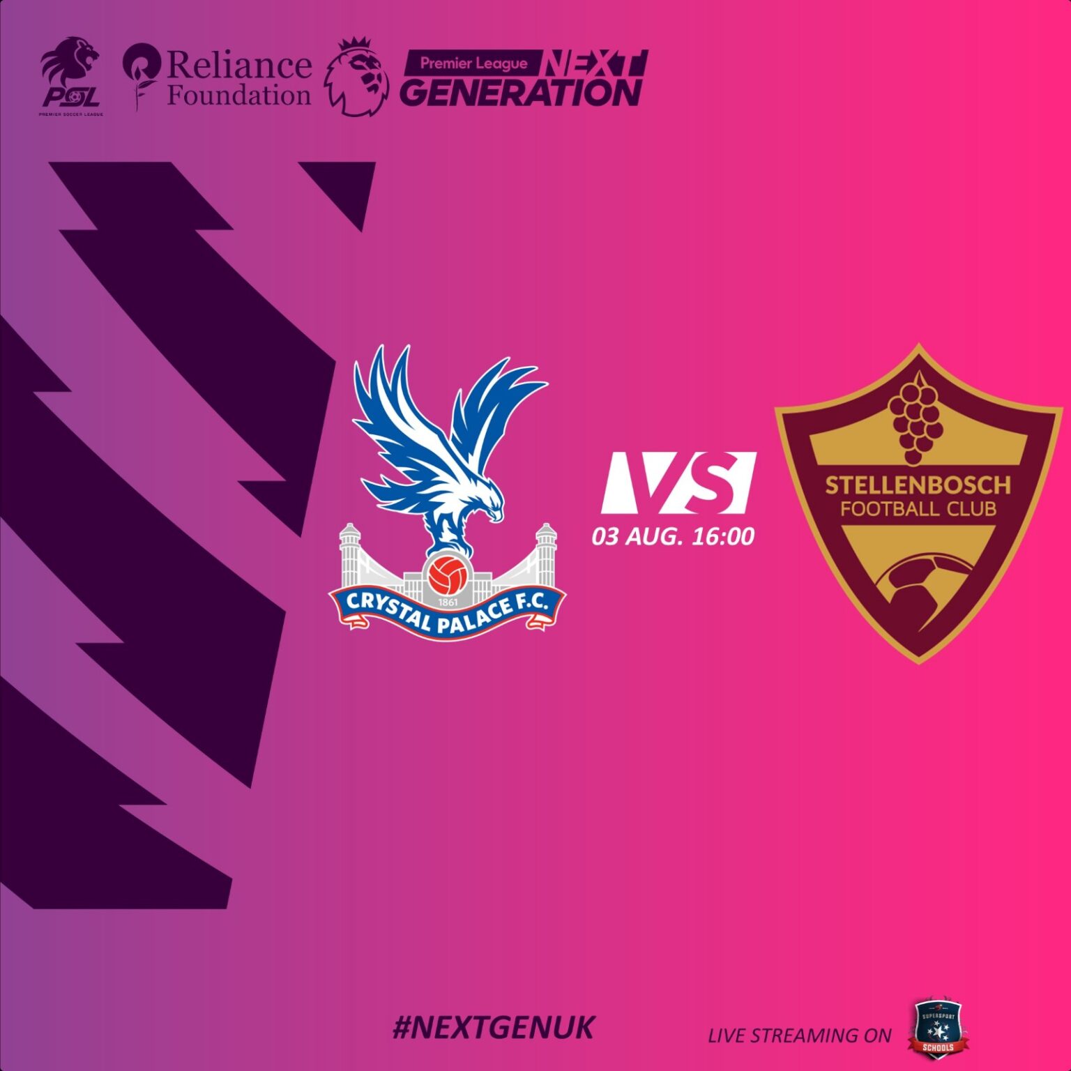 Watch live: Stellenbosch FC v Crystal Palace – Stellenbosch Football Club